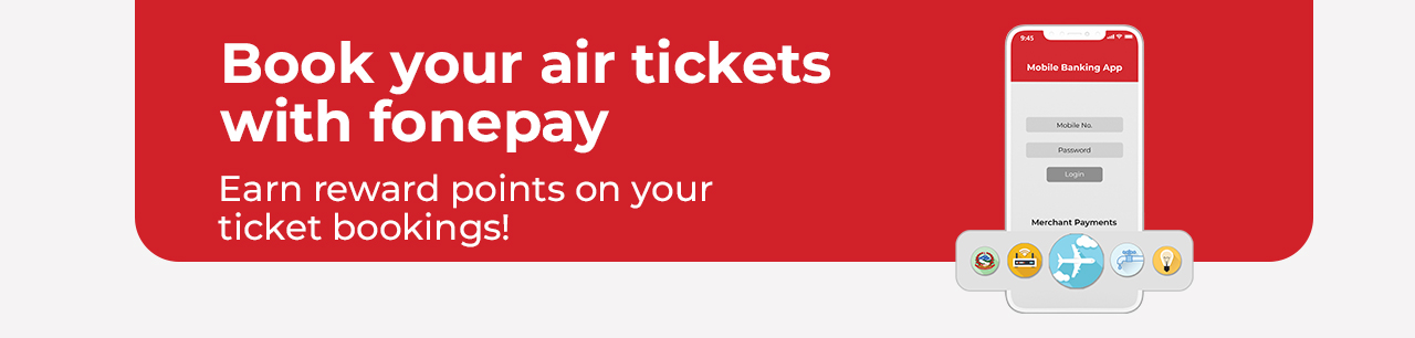 Book Your air tickets with Fonepay - Our Blogs | Fonepay